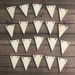 Wood Bunting Mini Pennant Flag Embellishments by Recollections Flag ...