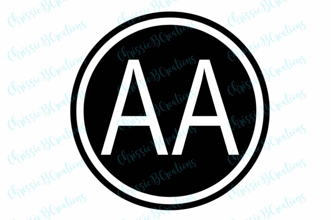 Alcoholics Anonymous | AA | Vinyl Decal - Etsy