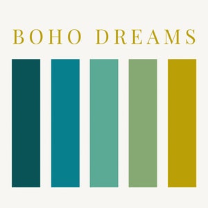 Boho Color Palette, Hex Codes, Branding Board, Color Scheme, Greens ...