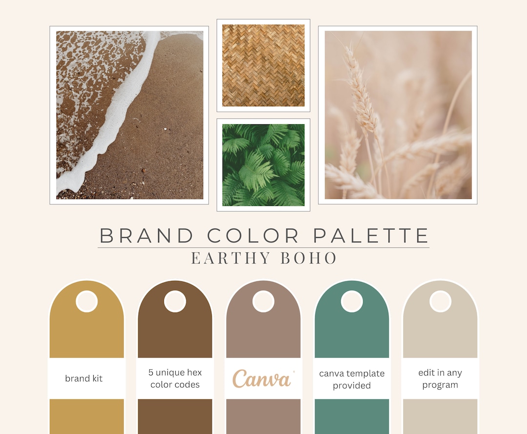 Boho Color Palette, Hex Codes, Branding Board, Color Scheme, Purples ...