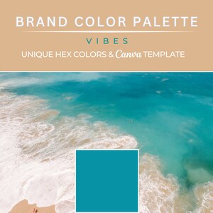 Brand Color Palette, Hex Codes, Sea Palette, Branding Board, Color ...