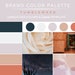 Brand Color Palette, Hex Codes, Mediterranean Palette, Branding Board ...