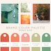 Boho Color Palette, Hex Codes, Branding Board, Color Scheme, Orange ...