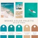 Brand Color Palette, Hex Codes, Sea Palette, Branding Board, Color ...