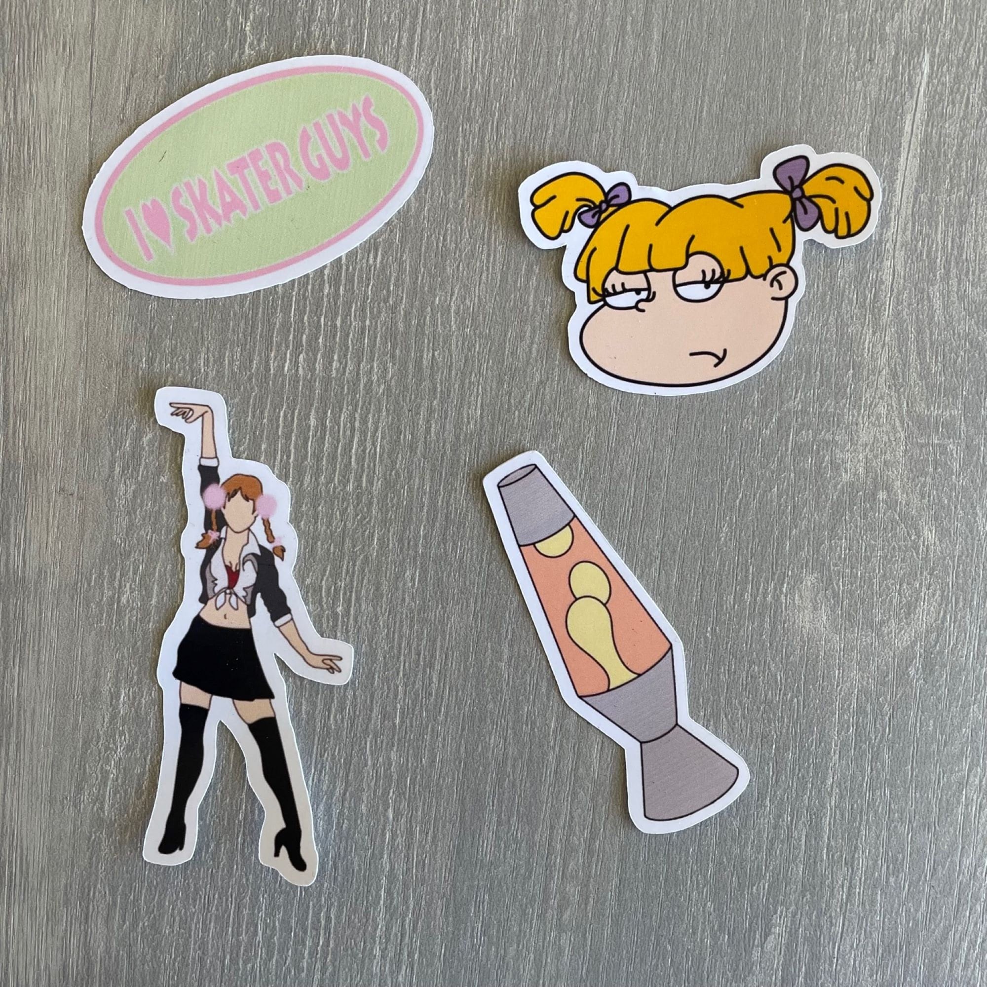 90's Sticker Set 1990's Glossy Aesthetic Stickers | Etsy