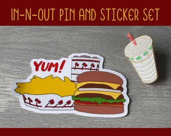 In N Out Stickers - Etsy