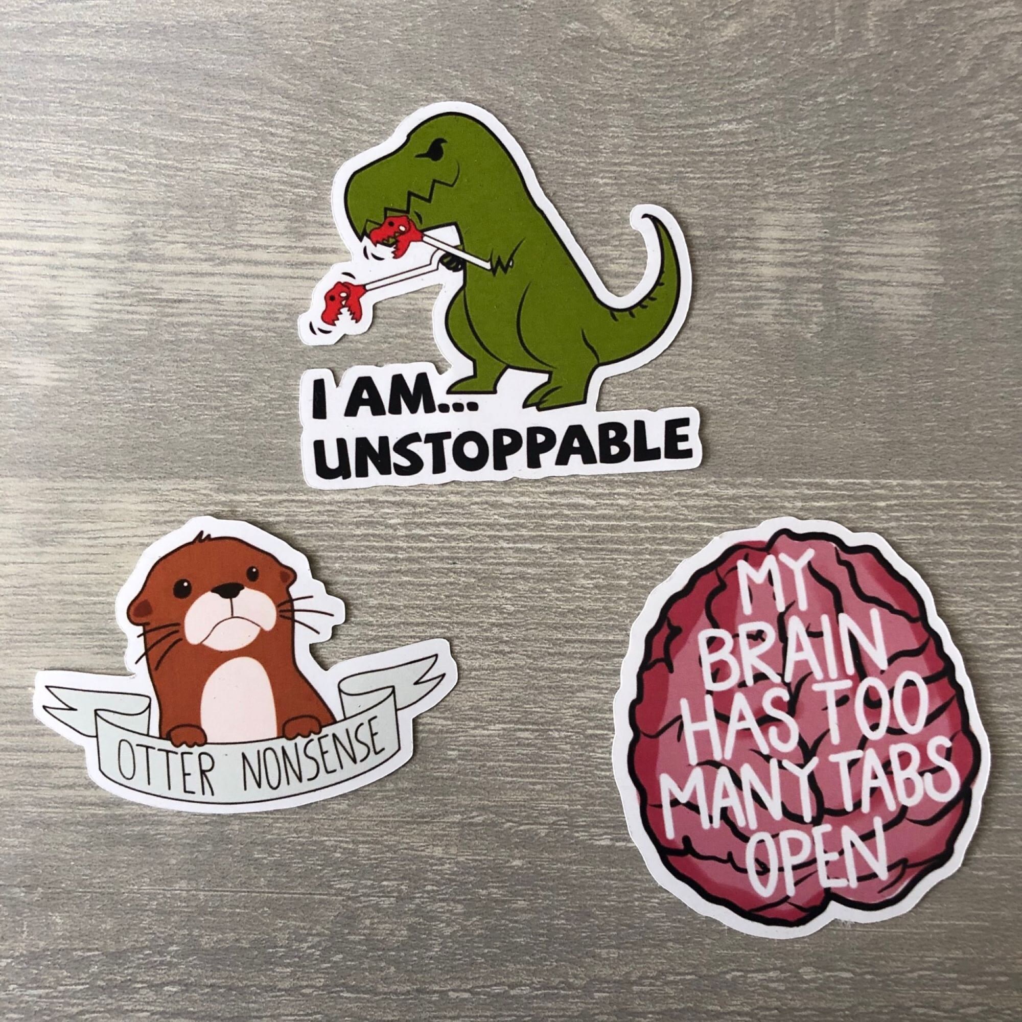 Sarcasm Funny Sticker Set Meme Joke Fun Stickers for Kids | Etsy