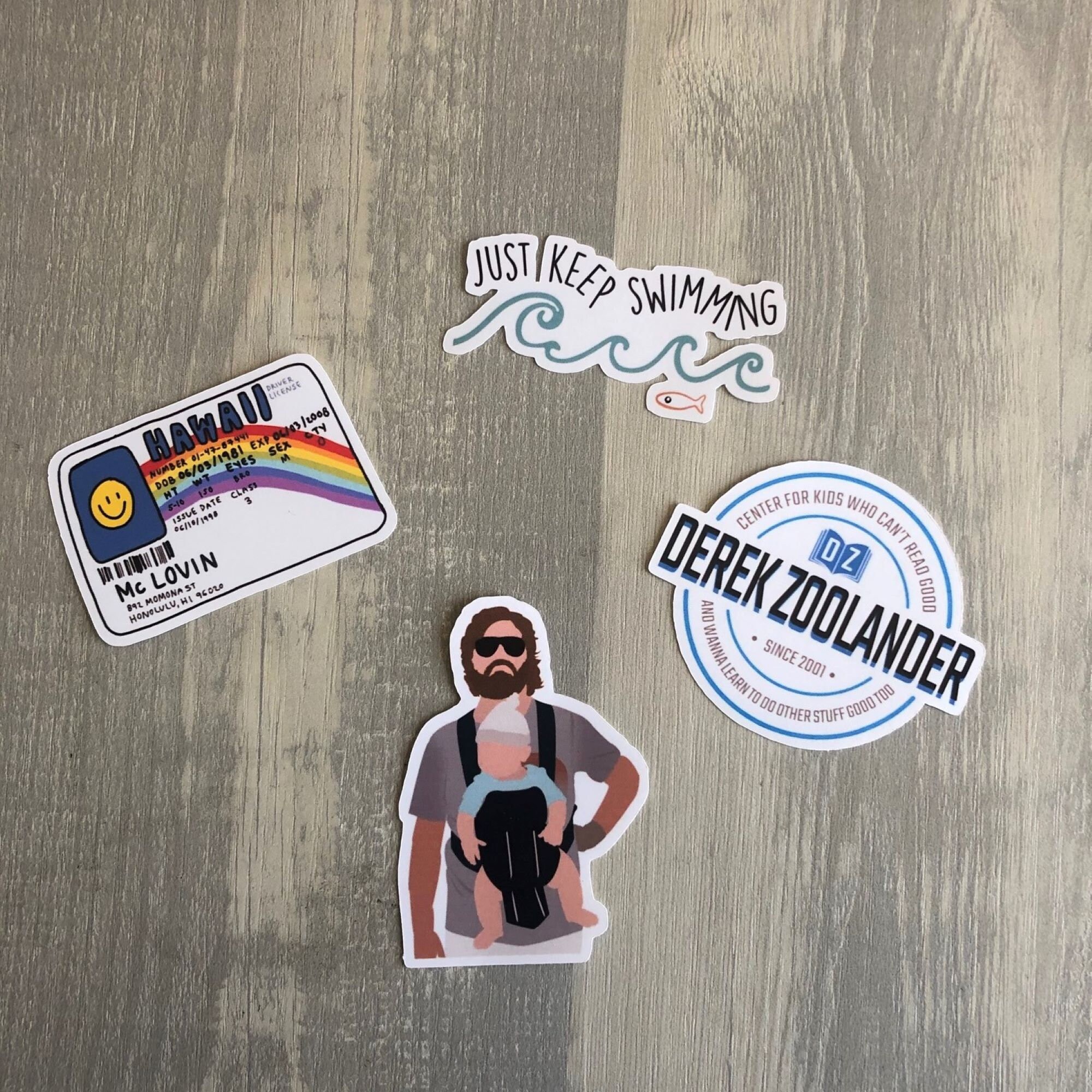 2000's Movies Sticker Set Mean Girls Elf Zoolander - Etsy