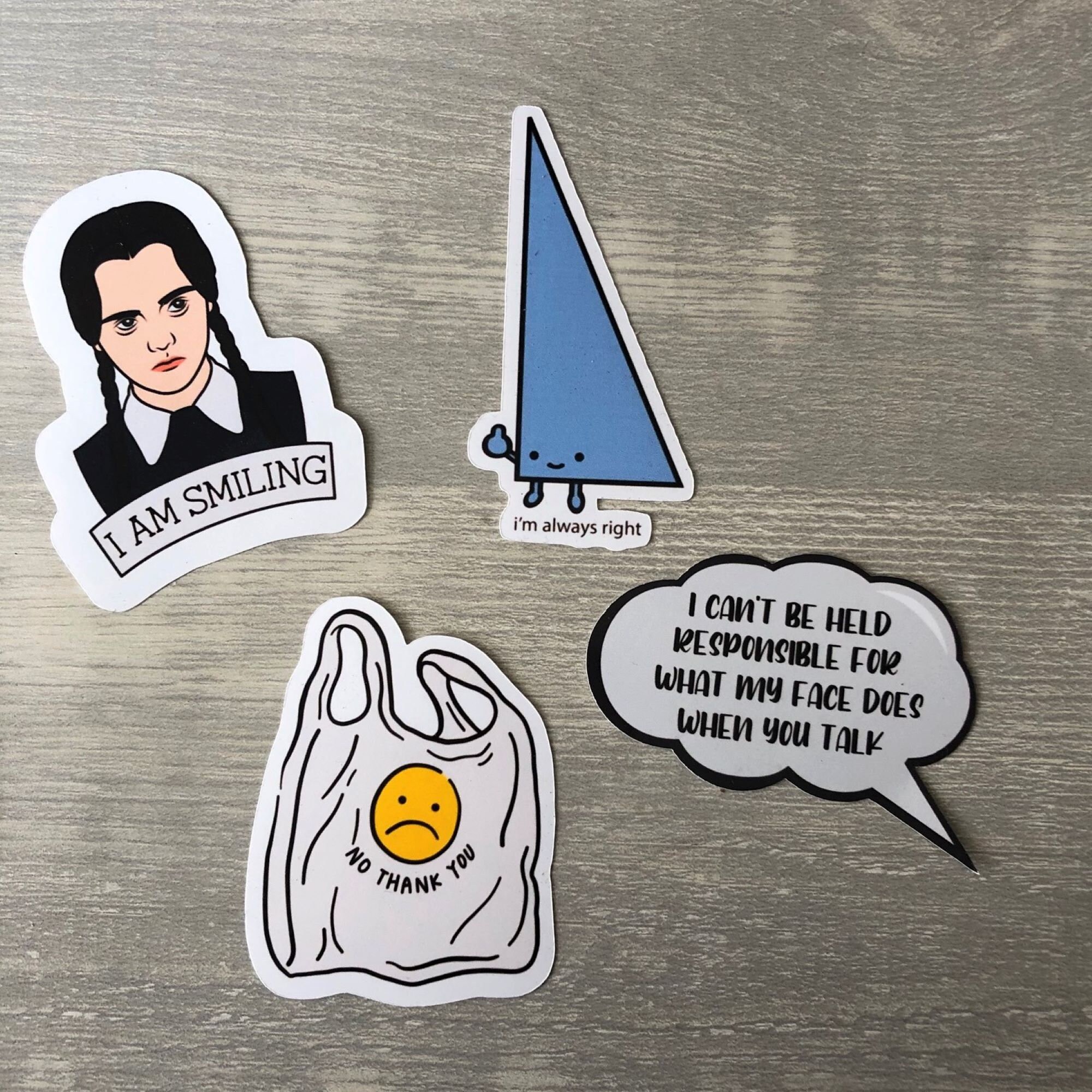 Sarcasm Funny Sticker Set Meme Joke Fun Stickers for Kids | Etsy