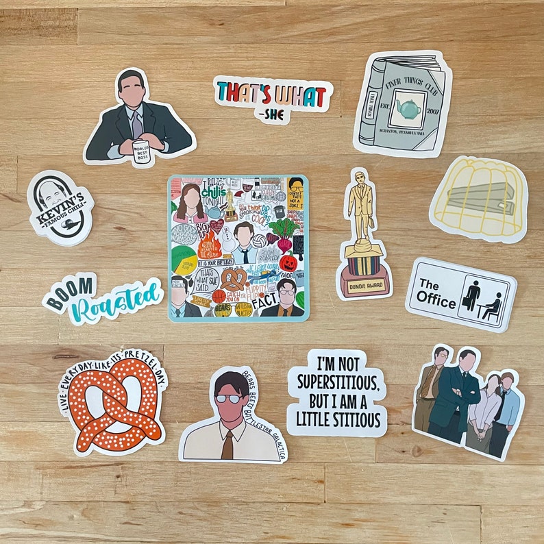 The Office Sticker Pack Television Humor Sticker Set - Etsy