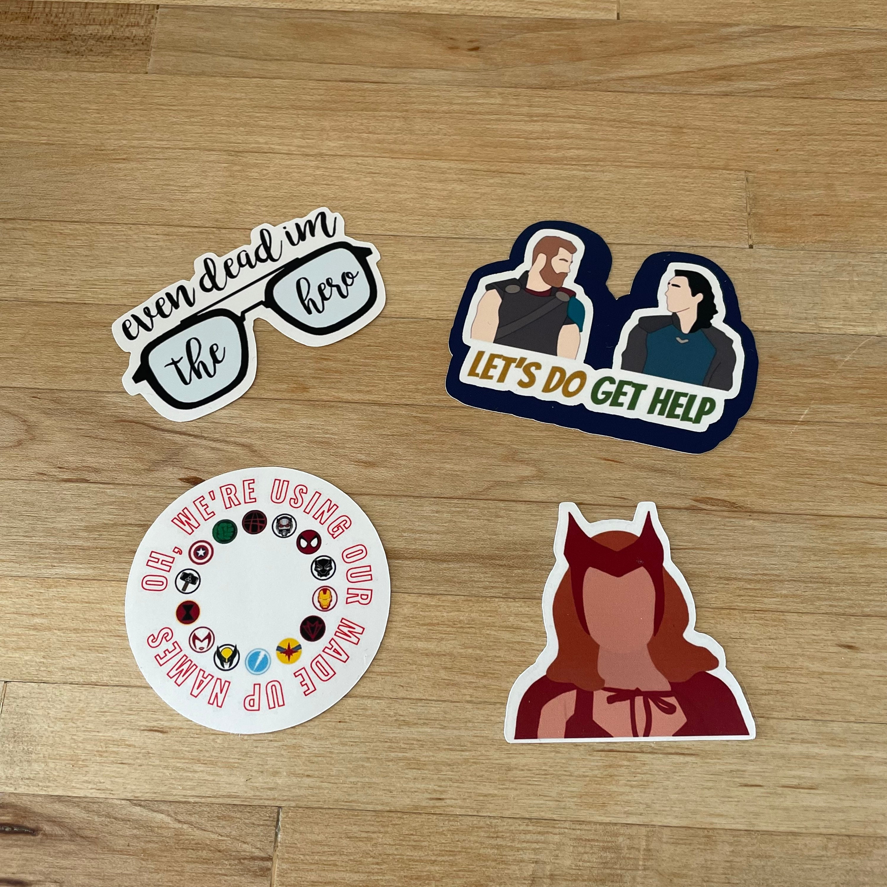 Avengers / Marvel Sticker Pack | Etsy