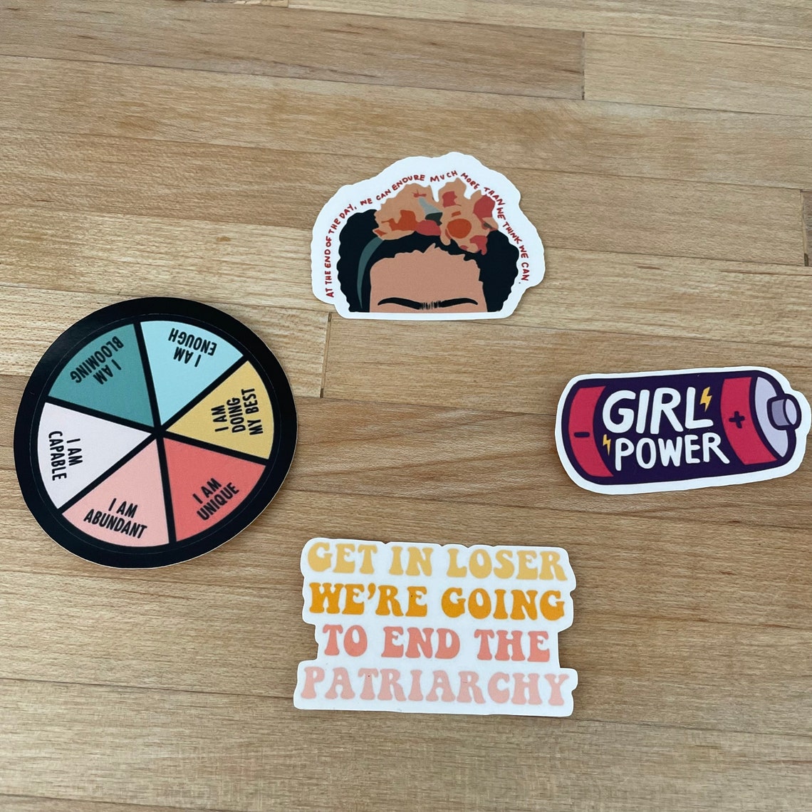 Feminist Sticker Set Girl Power Stickers - Etsy