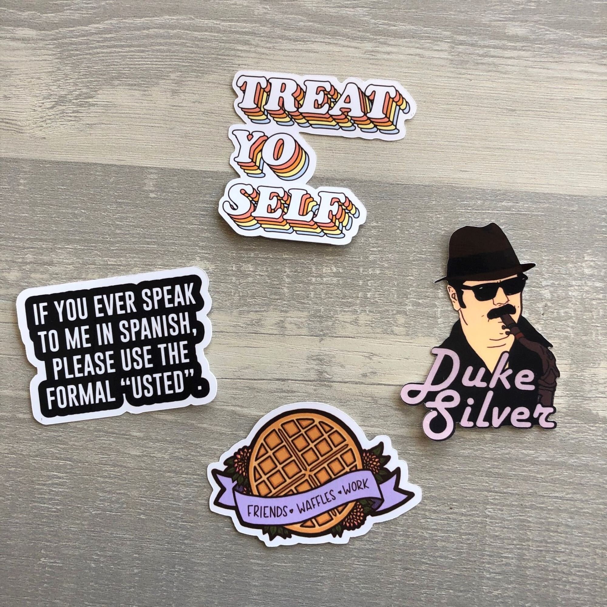 Parks and Rec Stickers Set | Etsy