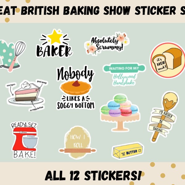 Great British Bake Off - Etsy