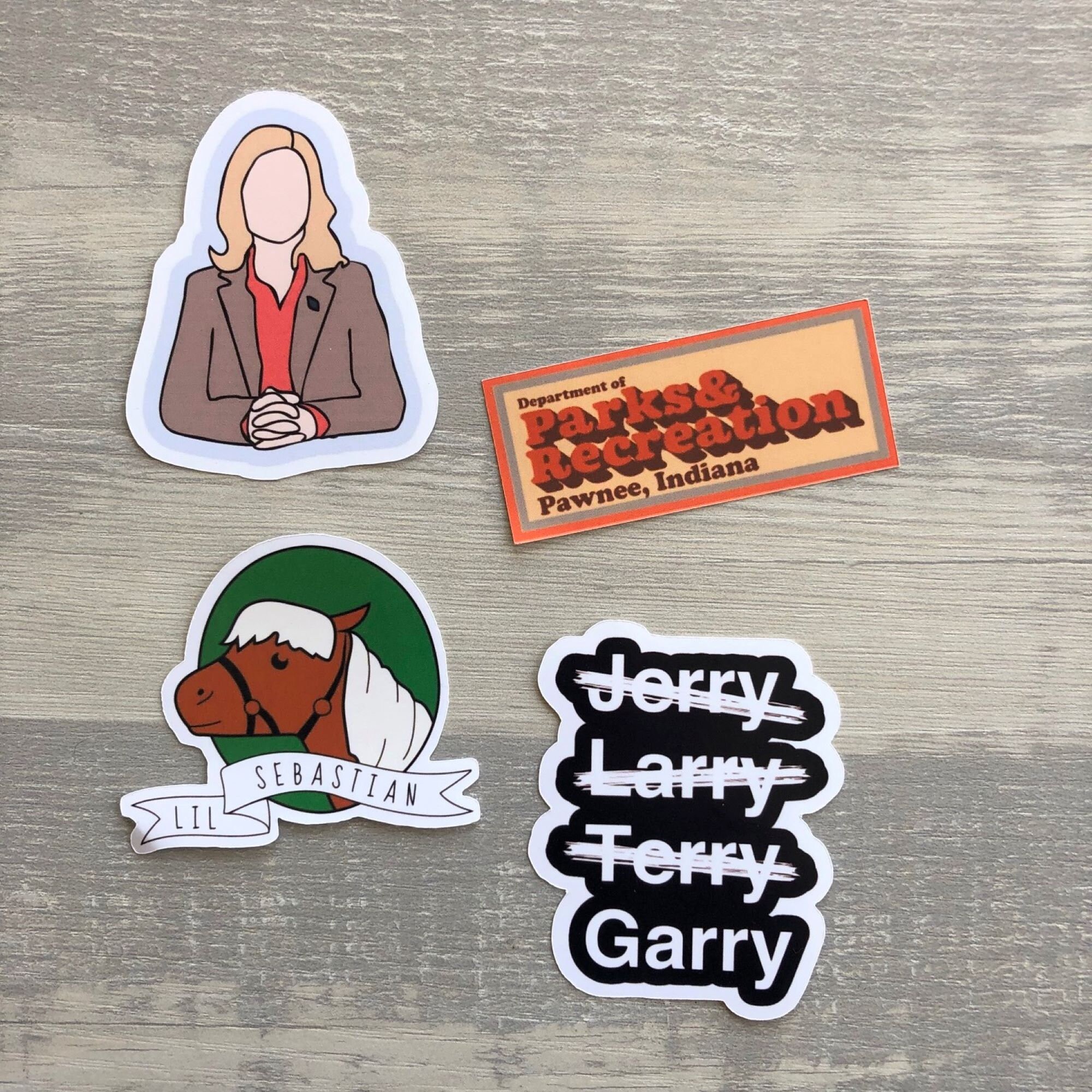 Parks and Rec Stickers Set | Etsy