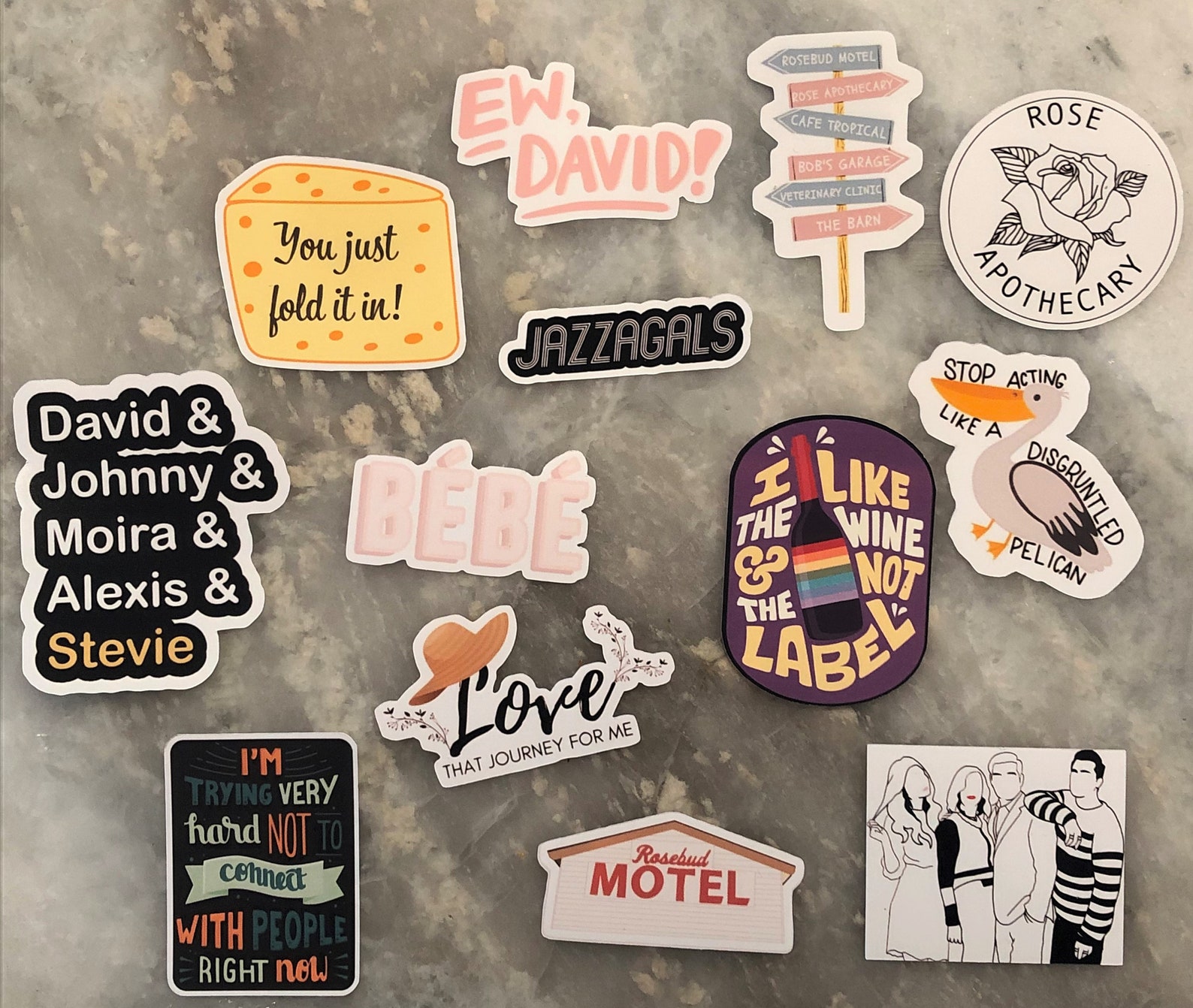 Schitt's Creek Sticker Set | Etsy
