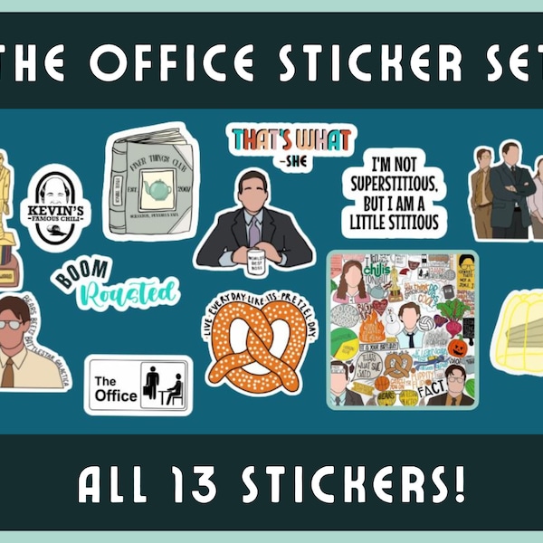 The Office Stickers - Etsy