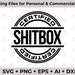 Certified Shit Box SVG, Certified Shitbox PNG, Car Decal Svg, Bumper ...