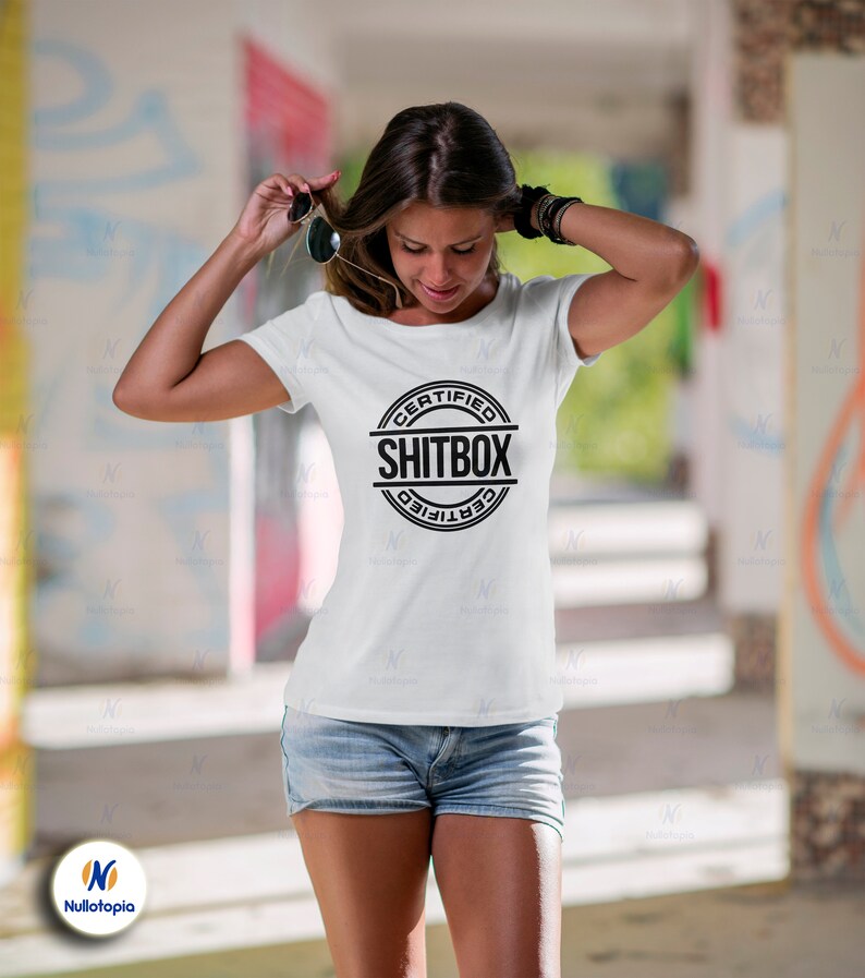 Certified Shit Box SVG, Certified Shitbox PNG, Car Decal Svg, Bumper ...