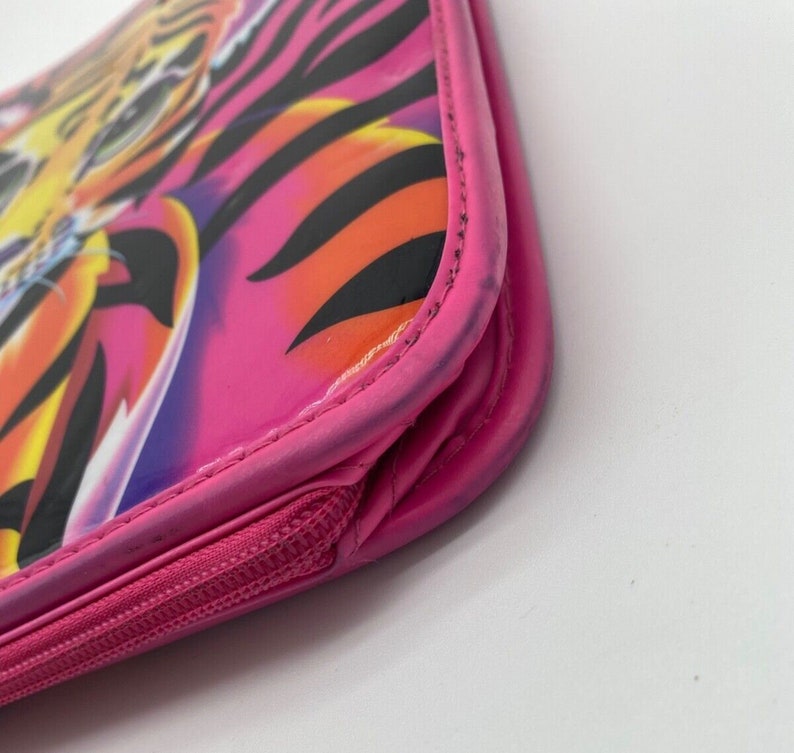 Lisa Frank Vintage Tiger Zip Binder 1990s Nostalgia Zipper Pink Purple ...