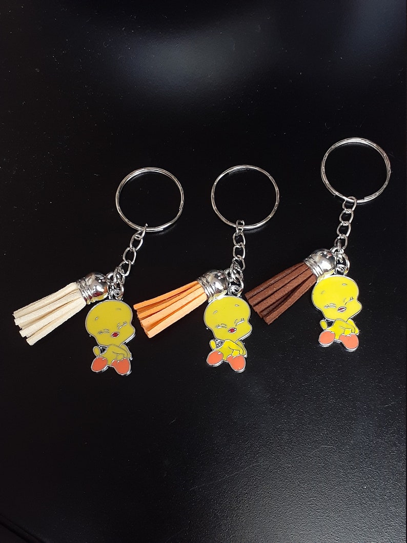 Tweety Bird Keychain or Necklace - Etsy