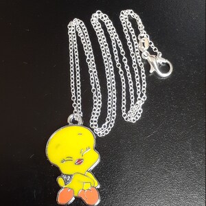 Tweety Bird Keychain or Necklace - Etsy