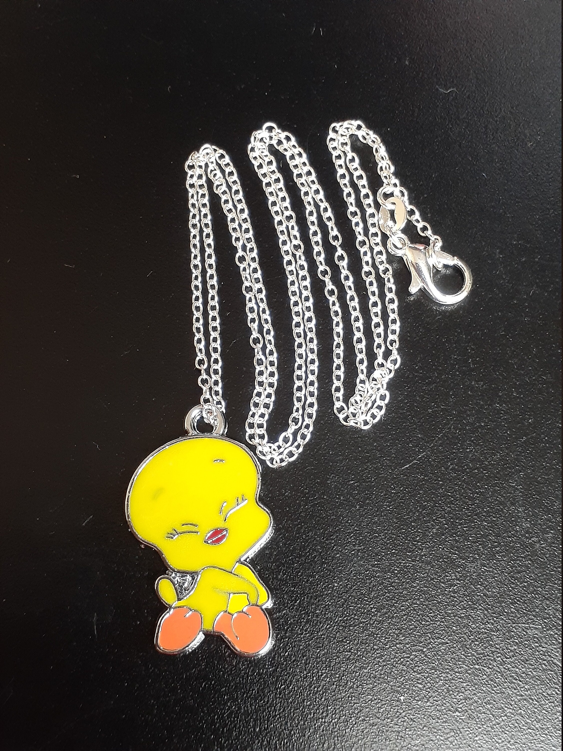 Tweety Bird Keychain or Necklace - Etsy