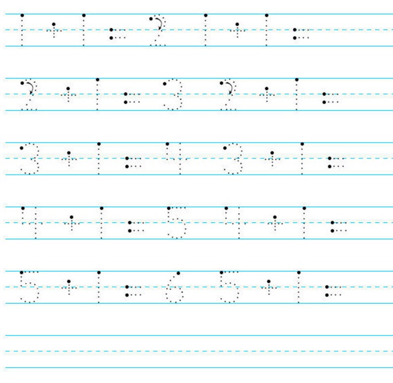 Numbers and Basic Math Workbook Tracing Counting Addition & | Etsy