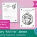 Mary "mother" Jones Coloring Page and Worksheets || Women's History ...