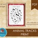 Animal Tracks Learning Set || Montessori-inspired Homeschool Preschool ...