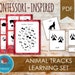 Animal Tracks Learning Set Montessori-inspired Homeschool Preschool ...