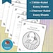 William Shakespeare Coloring Page and Worksheets - Etsy