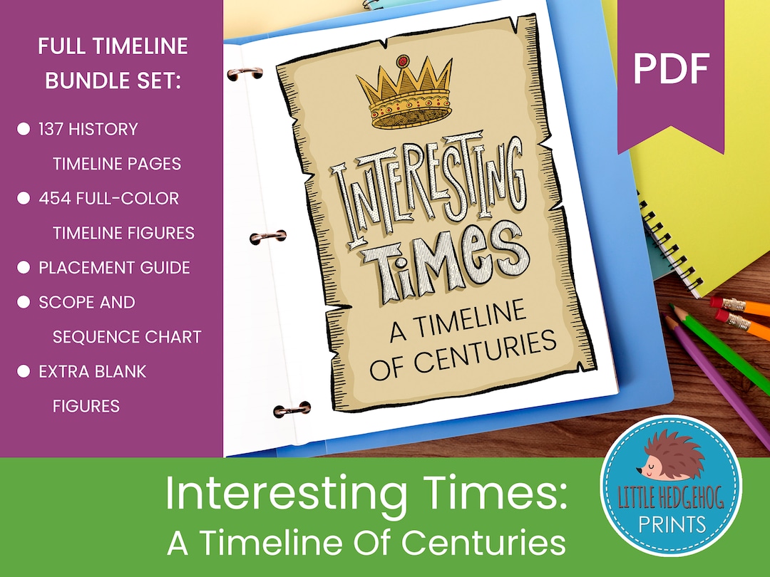 A Timeline of Centuries: Interesting Times || Full Bundle Set || Full ...