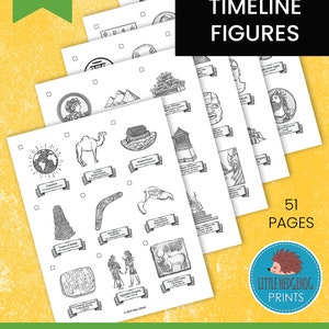 A Timeline of Centuries: Interesting Times || Timeline Figures || Black ...