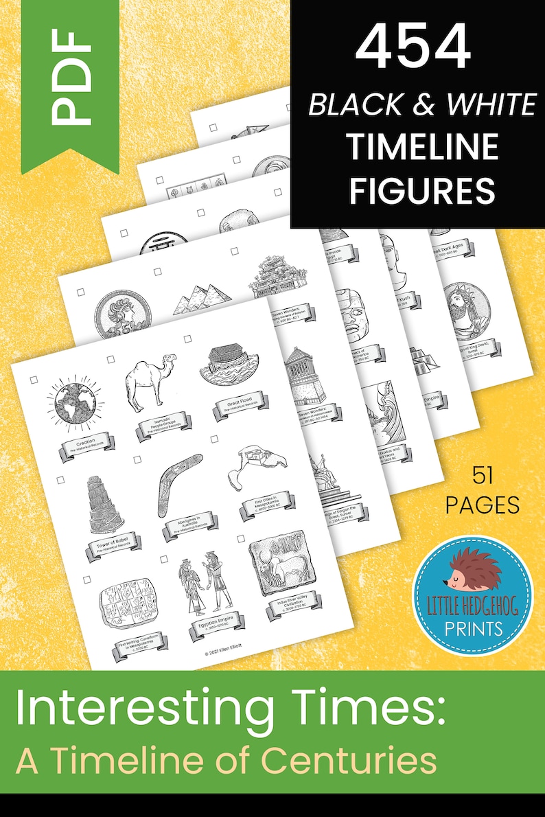 A Timeline of Centuries: Interesting Times || Timeline Figures || Black ...