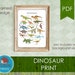 Dinosaur Learning Set || Montessori-inspired Homeschool Preschool ...