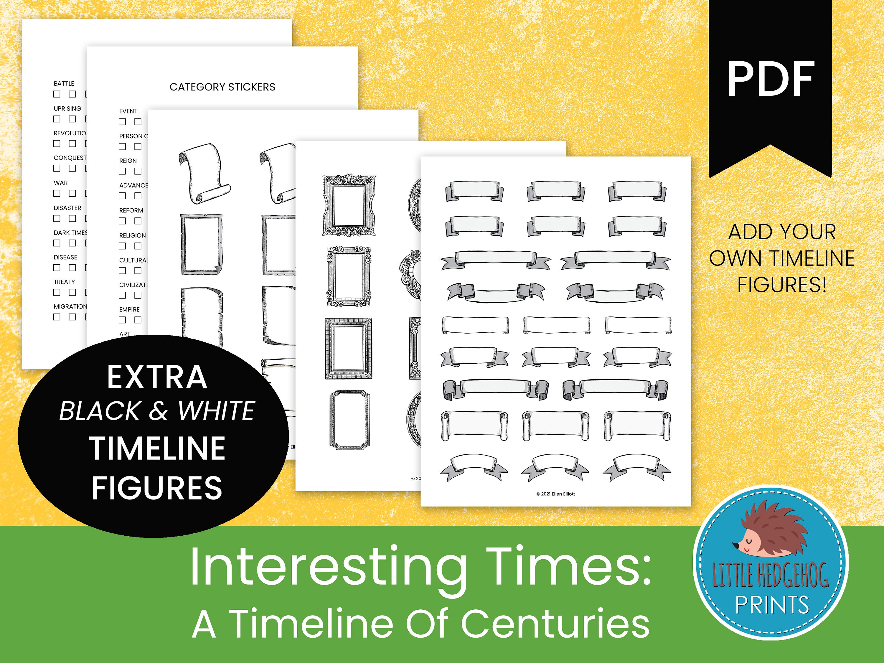 A Timeline of Centuries: Interesting Times Full Bundle Set Black and ...