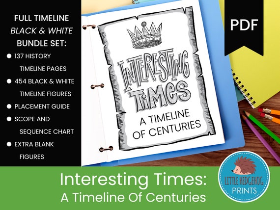 A Timeline of Centuries: Interesting Times Full Bundle Set | Etsy