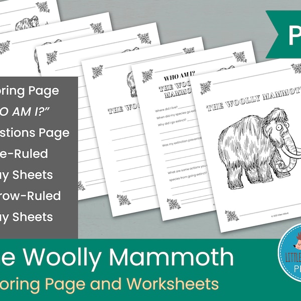 Woolly Mammoth - Etsy