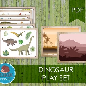 Dinosaur Learning Set || Montessori-inspired Homeschool Preschool ...