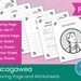 Sacagawea Coloring Page and Worksheets || Women's History Month Native ...