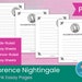 Florence Nightingale Coloring Page and Worksheets || Women's History ...