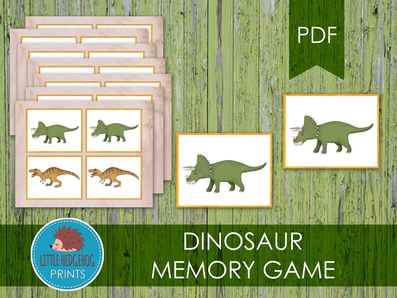 Dinosaur Learning Set Montessori-inspired Homeschool | Etsy