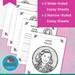 Anne Frank Coloring Page and Worksheets || Women's History Month World ...