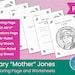 Mary "mother" Jones Coloring Page and Worksheets || Women's History ...