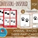 Animal Tracks Learning Set || Montessori-inspired Homeschool Preschool ...