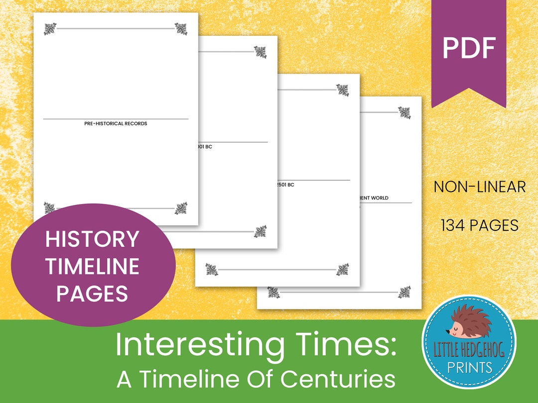 A Timeline of Centuries: Interesting Times || Timeline Pages and Full ...