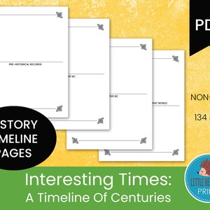 A Timeline of Centuries: Interesting Times || Full Bundle Set || Black ...