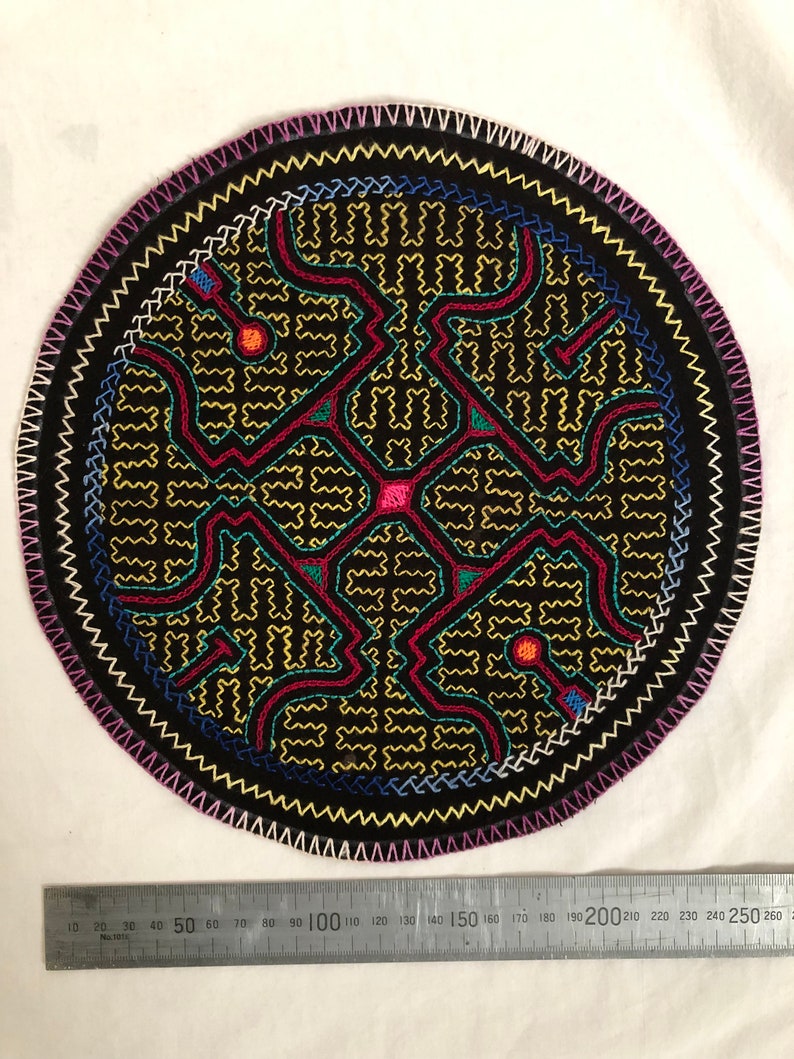 Shipibo Alter Textile Ayahuasca Kene Pattern 27cm - Etsy