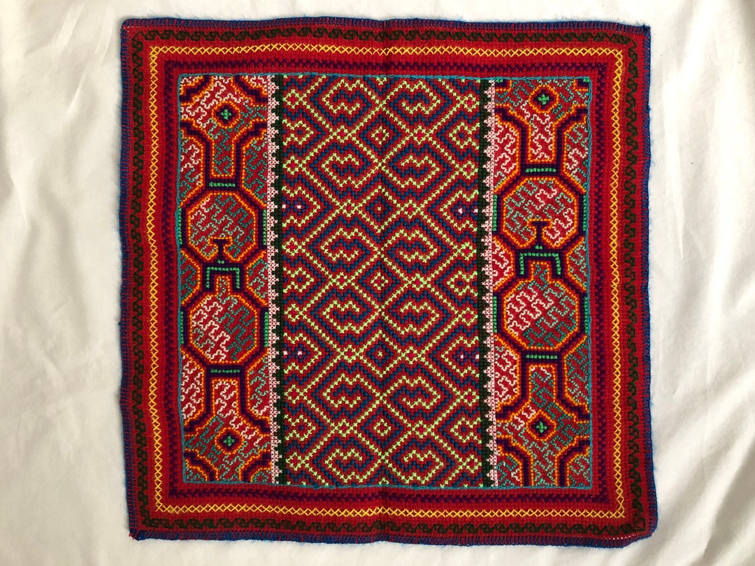 Shipibo Alter Textile Ayahuasca Kene Pattern 37cm Length - Etsy